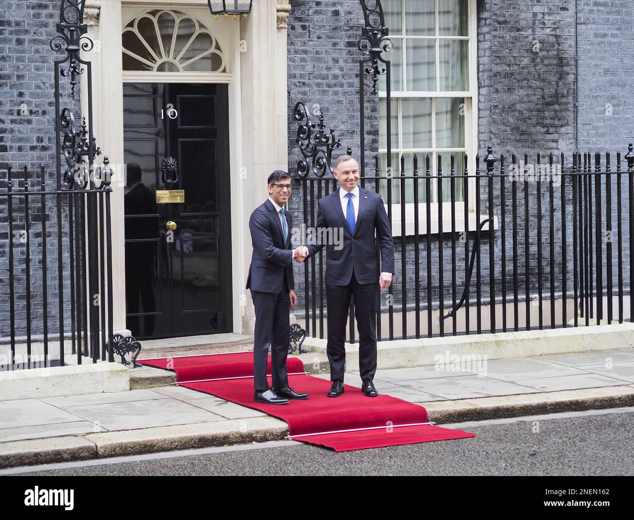 London, UK. 16 February 2023 . President of the Republic of Poland ...
