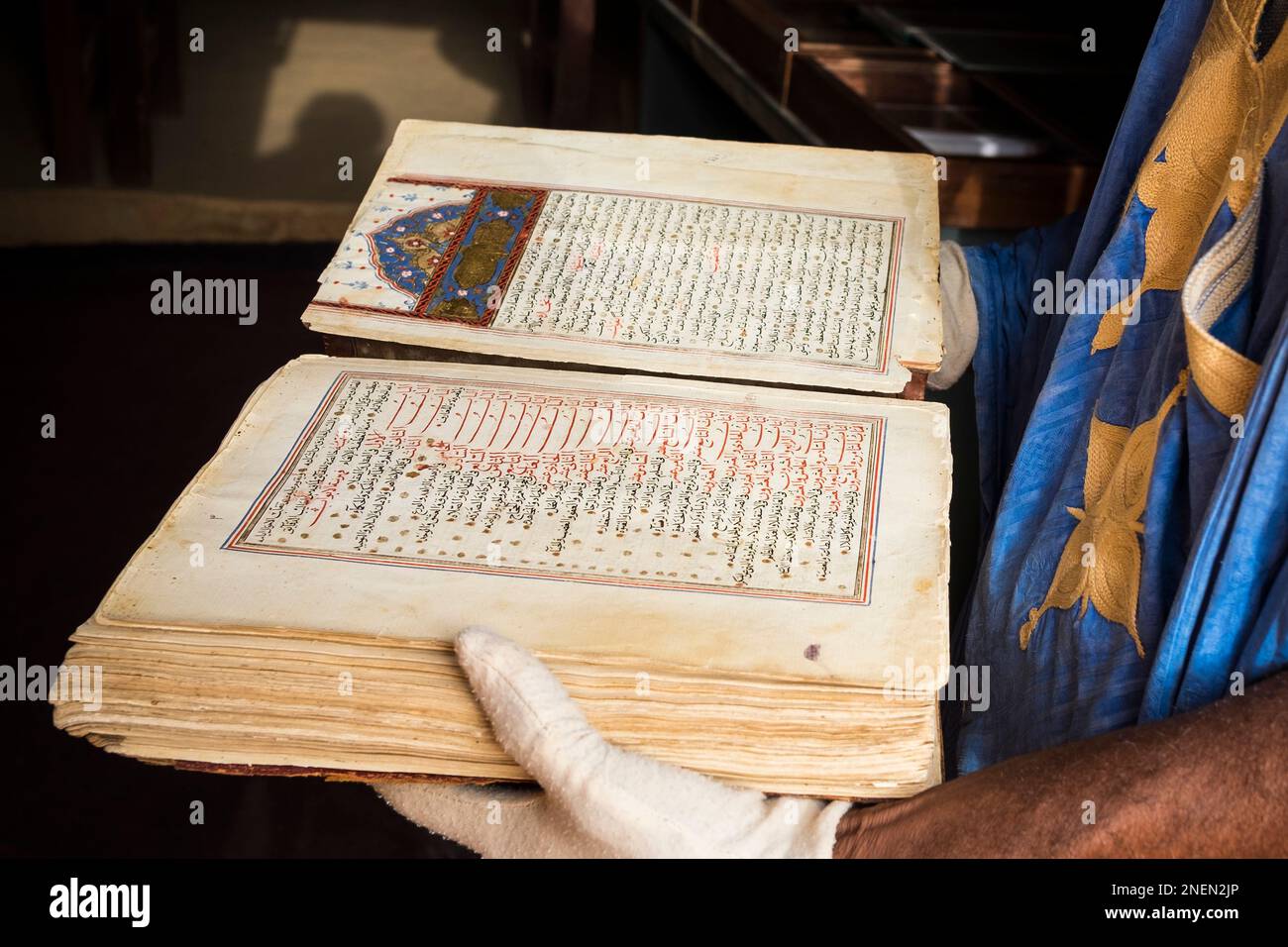 Mauritania, Chinguetti, Al Habott library Stock Photo - Alamy