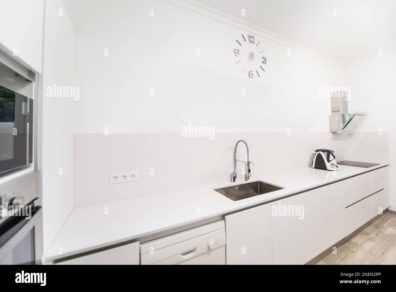 perfectly equipped modern kitchen in a home Stock Photo - Alamy