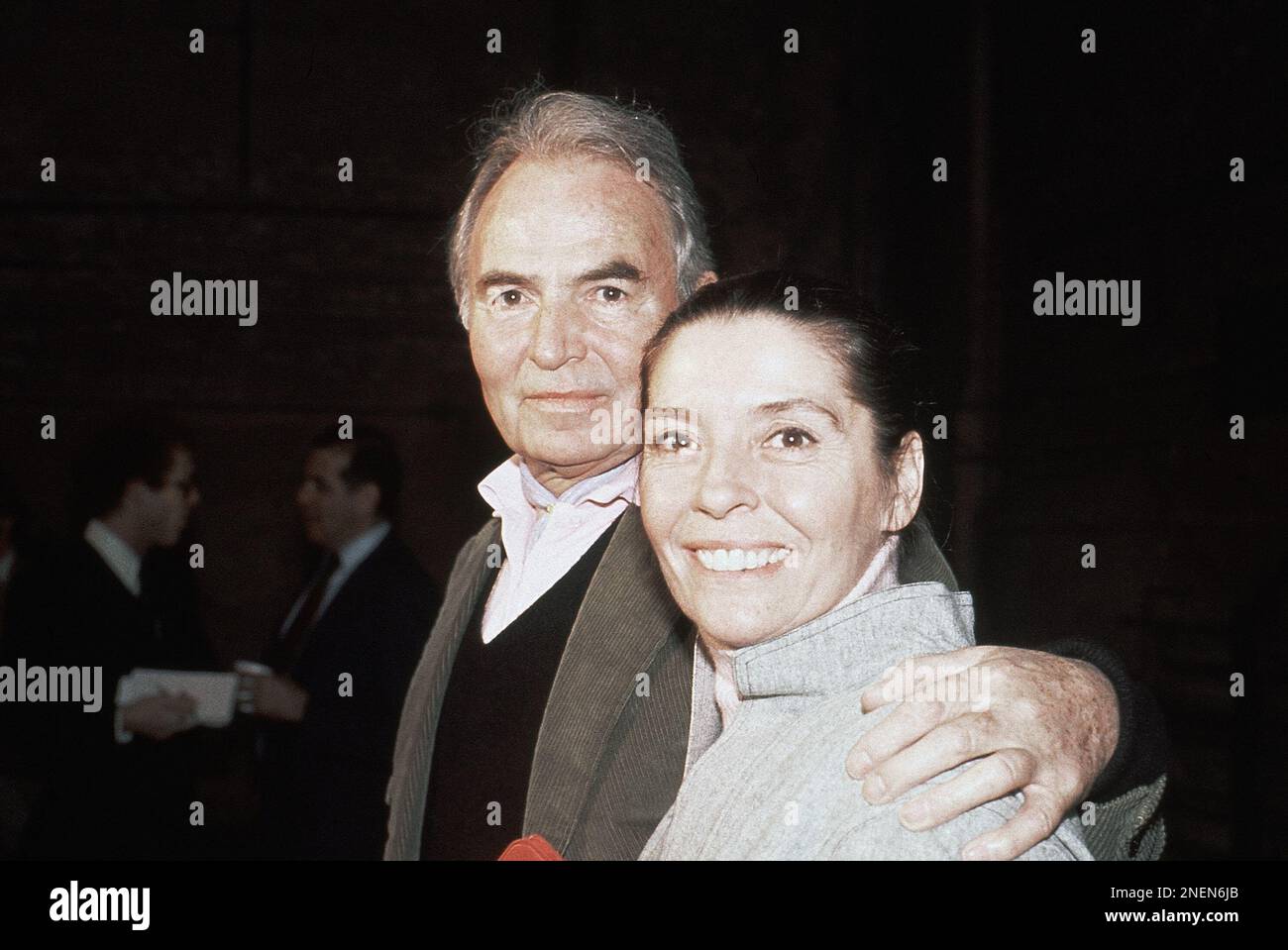 British actor James Mason with his second wife Clarissa Kaye in New ...