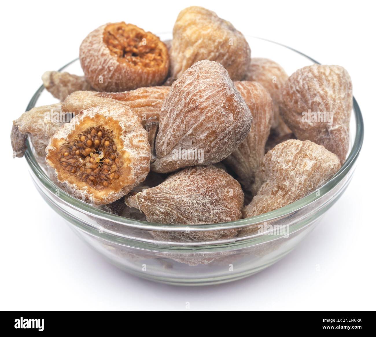 Dried fig fresh and organic over white background Stock Photo - Alamy