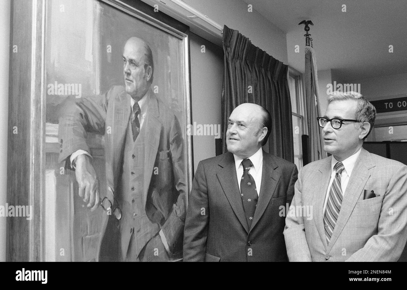 Former Defense Secretary Melvin Laird and current Defense Secretary ...
