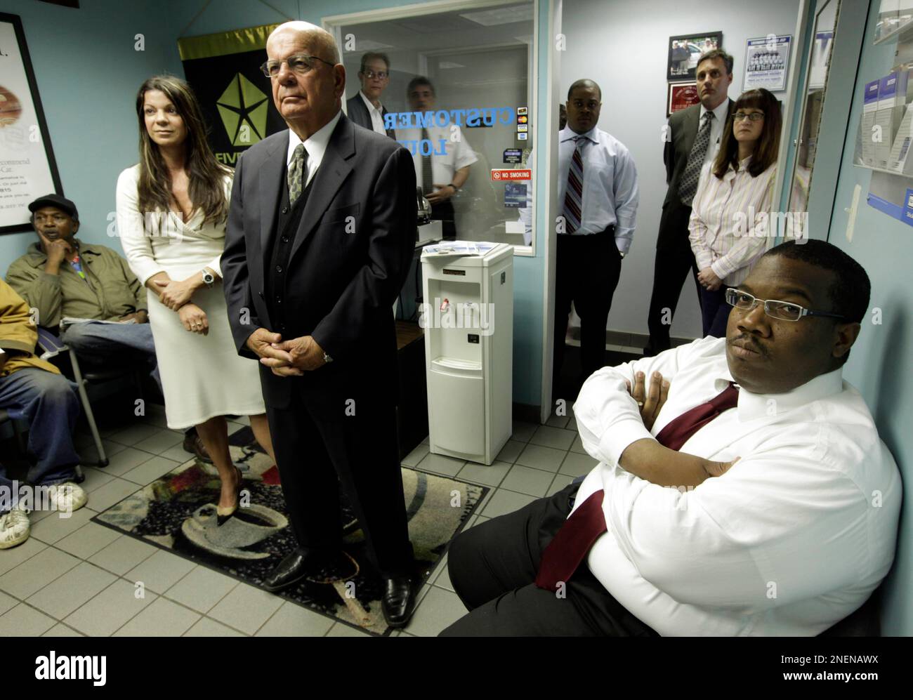 Gina Russo, second from left, and father Gus, third from left, owners ...