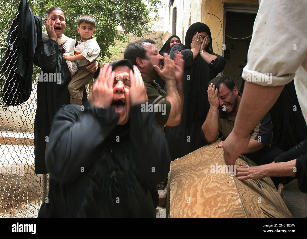 The family of a child, who relatives would only identify as a 9-year ...