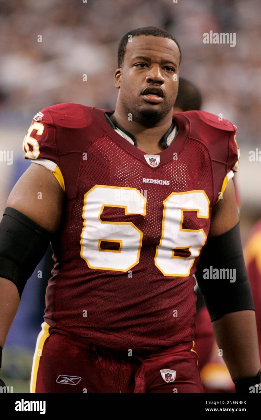 Washington Redskins guard Derrick Dockery (66) during an NFL football ...
