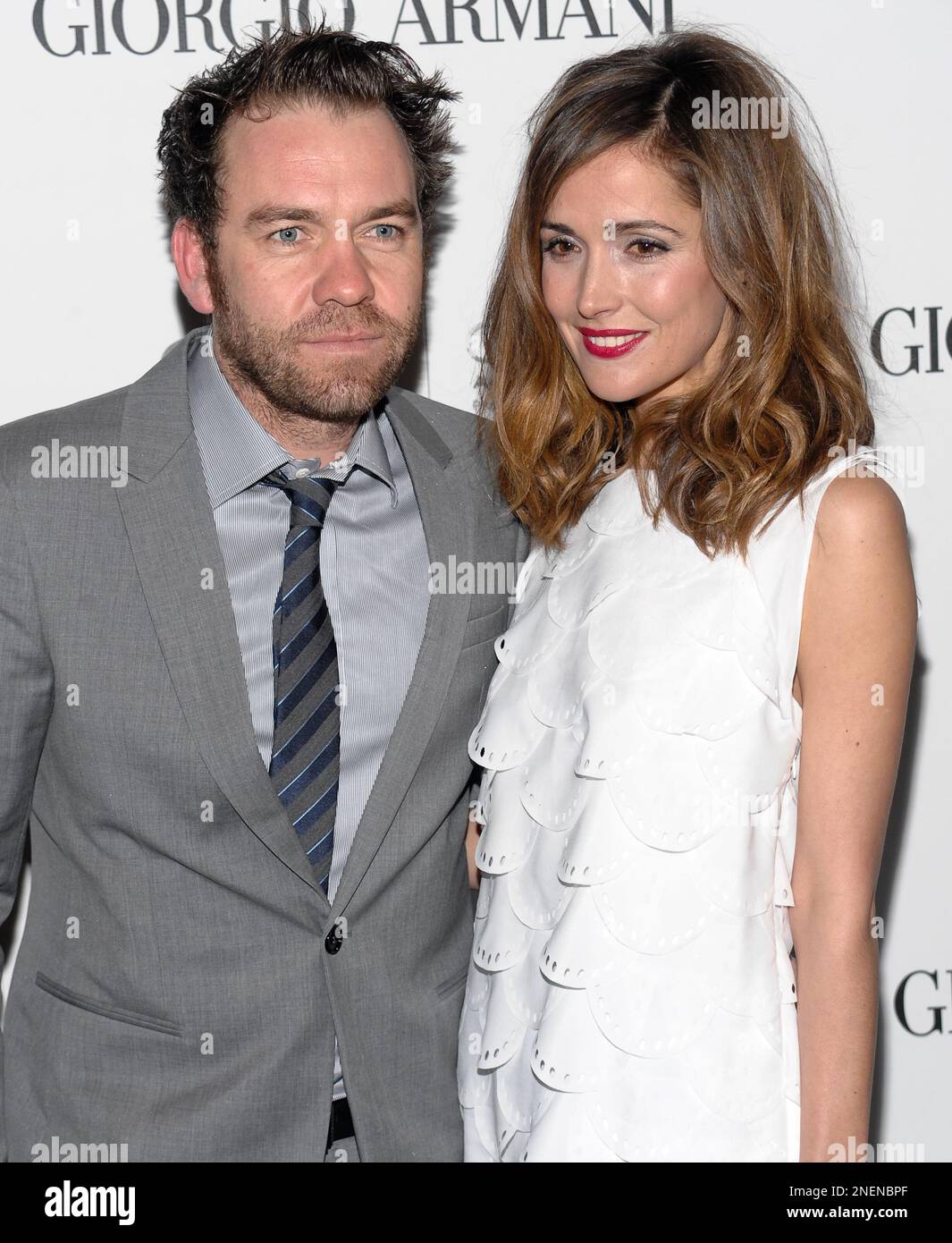 Actress Rose Byrne and boyfriend Brendan Cowell attend a welcome dinner ...