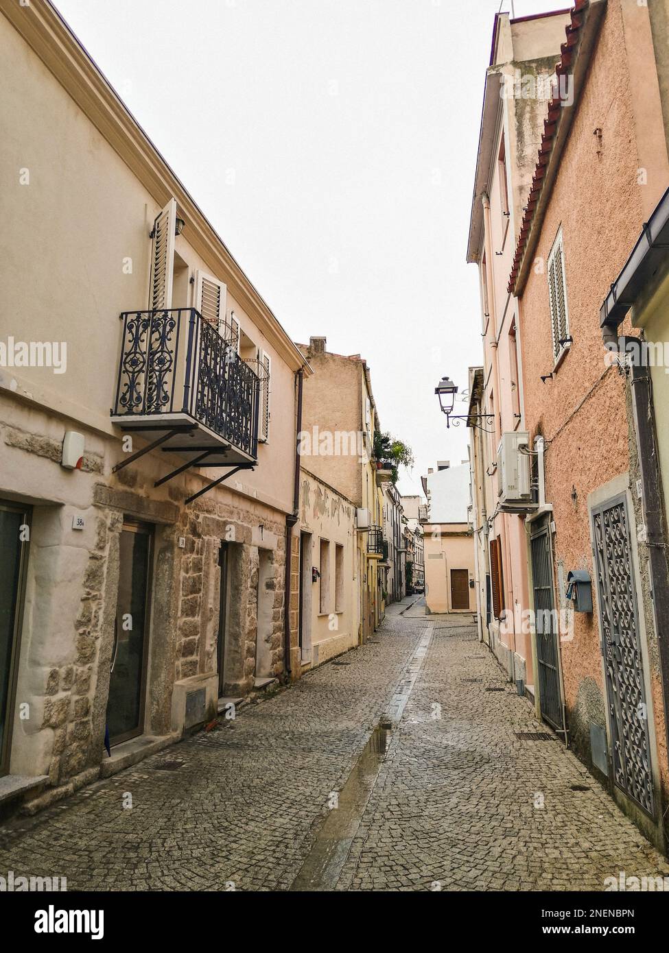 Italy, Sardinia, Olbia, old town Stock Photo - Alamy