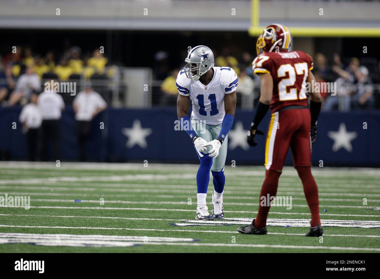 Dallas Cowboys wide receiver Roy E. Williams (11) and Washington ...