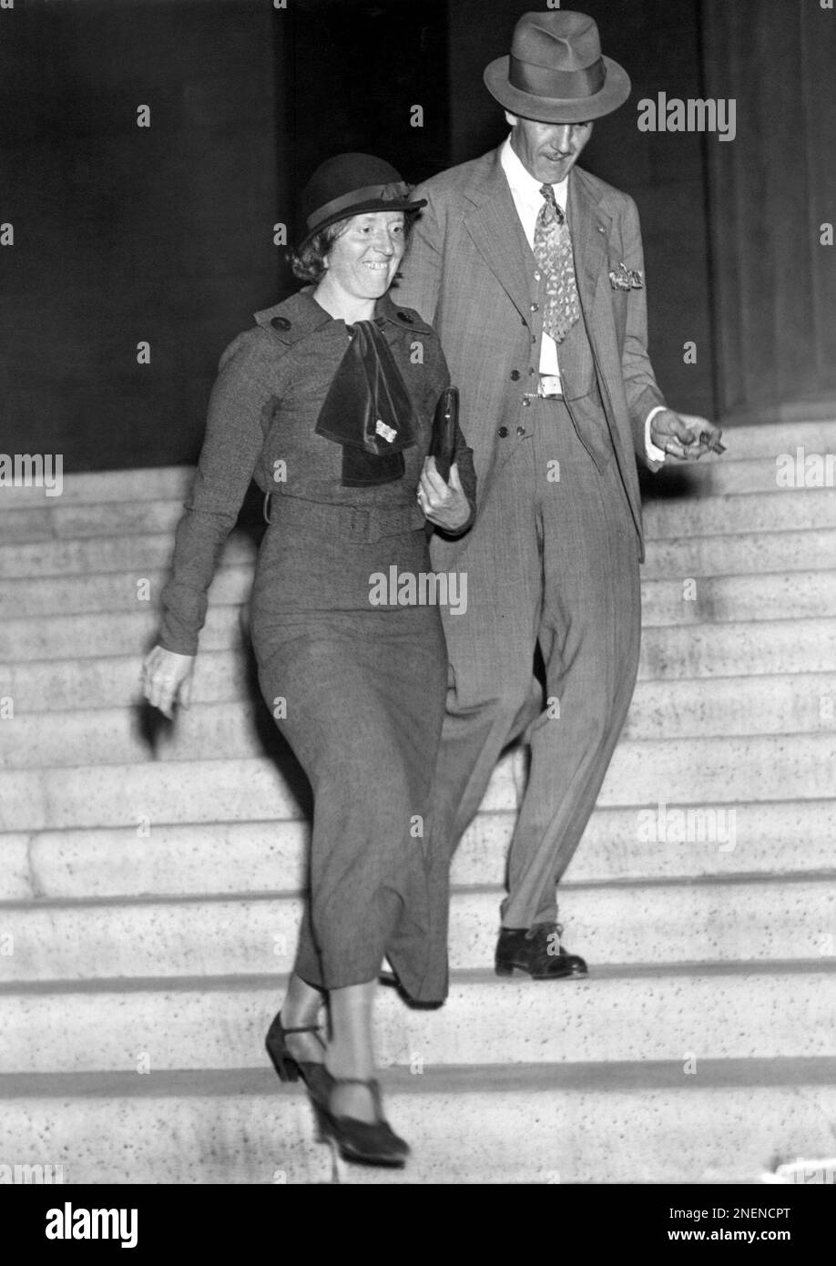 Mrs. Anna Hauptmann, wife of Bruno R. Hauptmann, Lindbergh kidnap ...