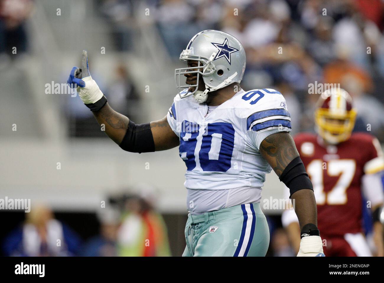 Dallas Cowboys defensive end Jay Ratliff (90) during an NFL football ...