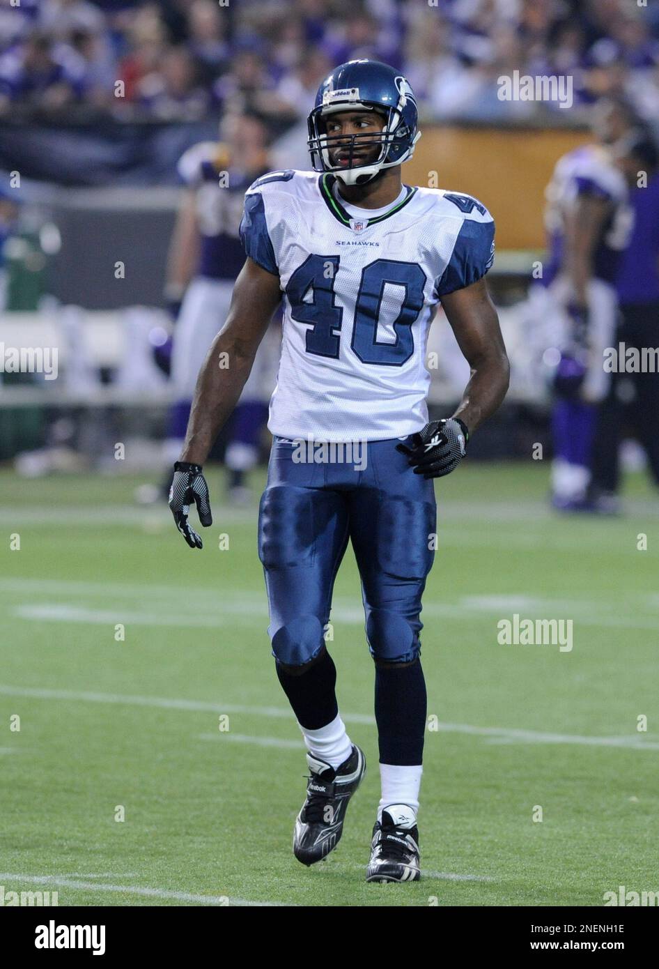 Seattle Seahawks running back Louis Rankin in an NFL football game ...