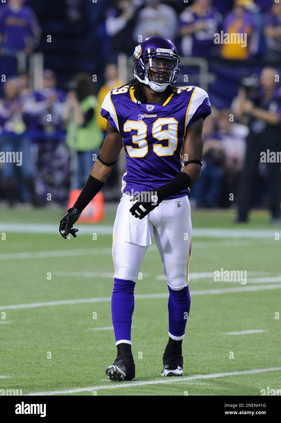 Minnesota Vikings safety Husain Abdullah in an NFL football game ...