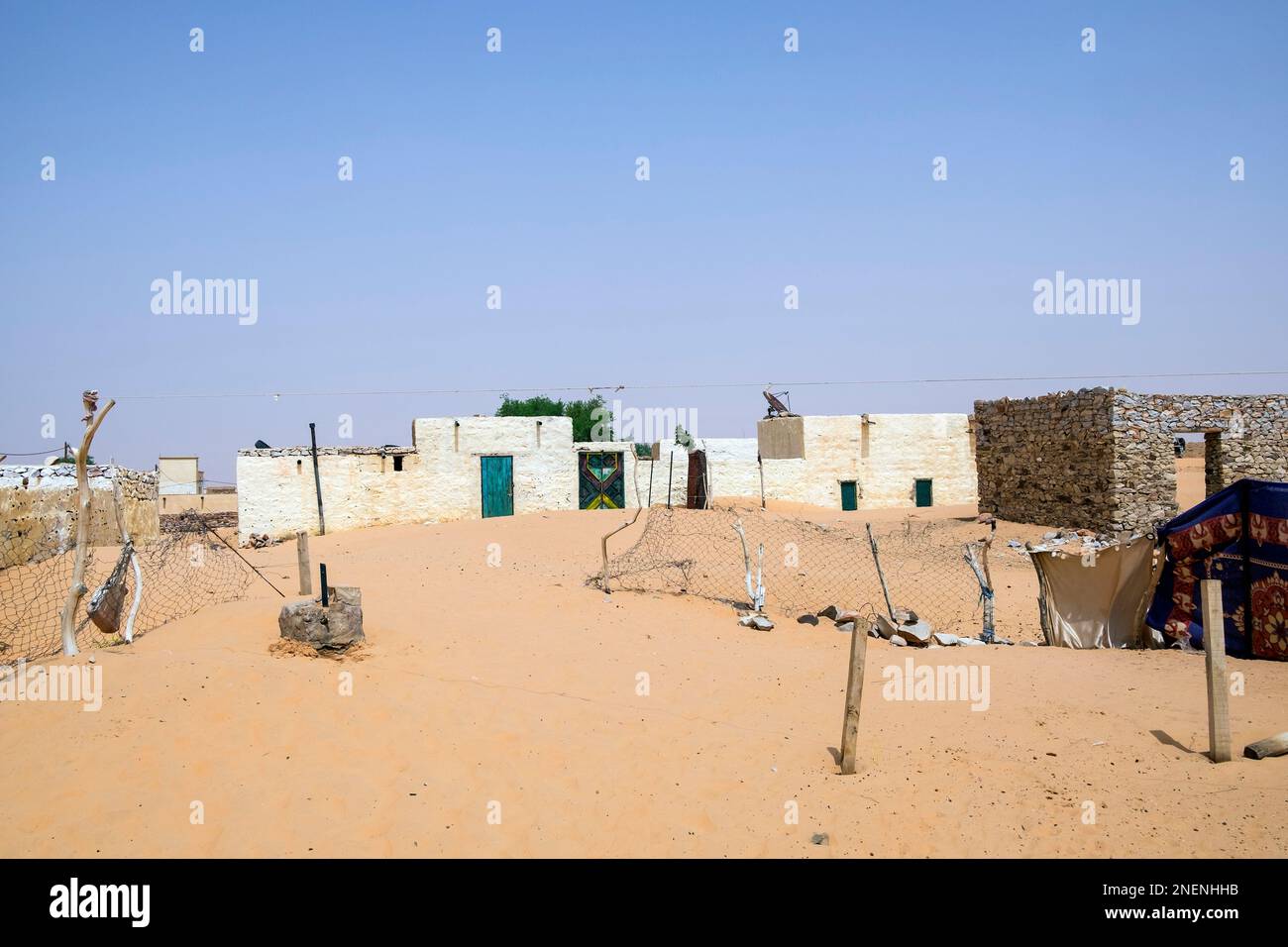 Mauritania, Chinguetti, traditional house Stock Photo - Alamy