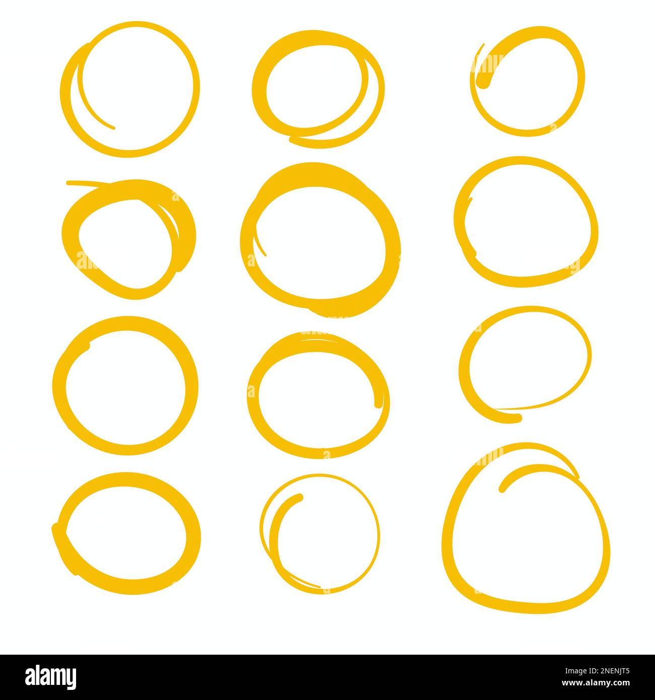 Yellow Swirls Swash Logo Ornament Design Stock Vector Image & Art - Alamy