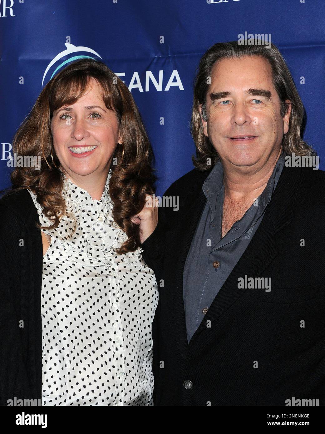 Beau Bridges, at left, and his wife Wendy Bridges arrive to the Oceana ...