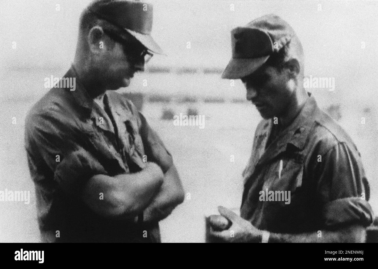 Lt. Col. Thomas H. Witschi, right, a U.S. Army surgeon from Wading ...