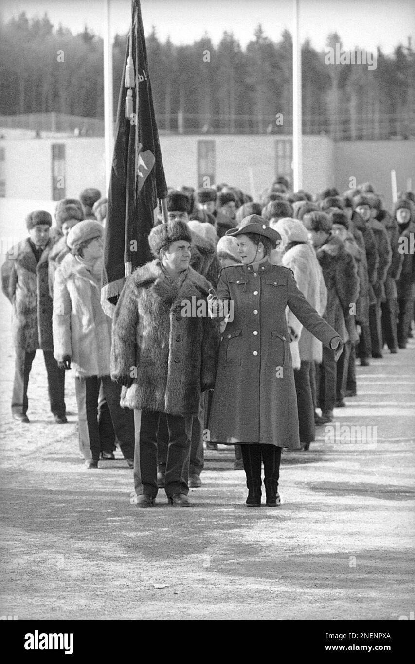 Soviet Olympic team is headed by Sergei Pavlov, Soviet minister of ...