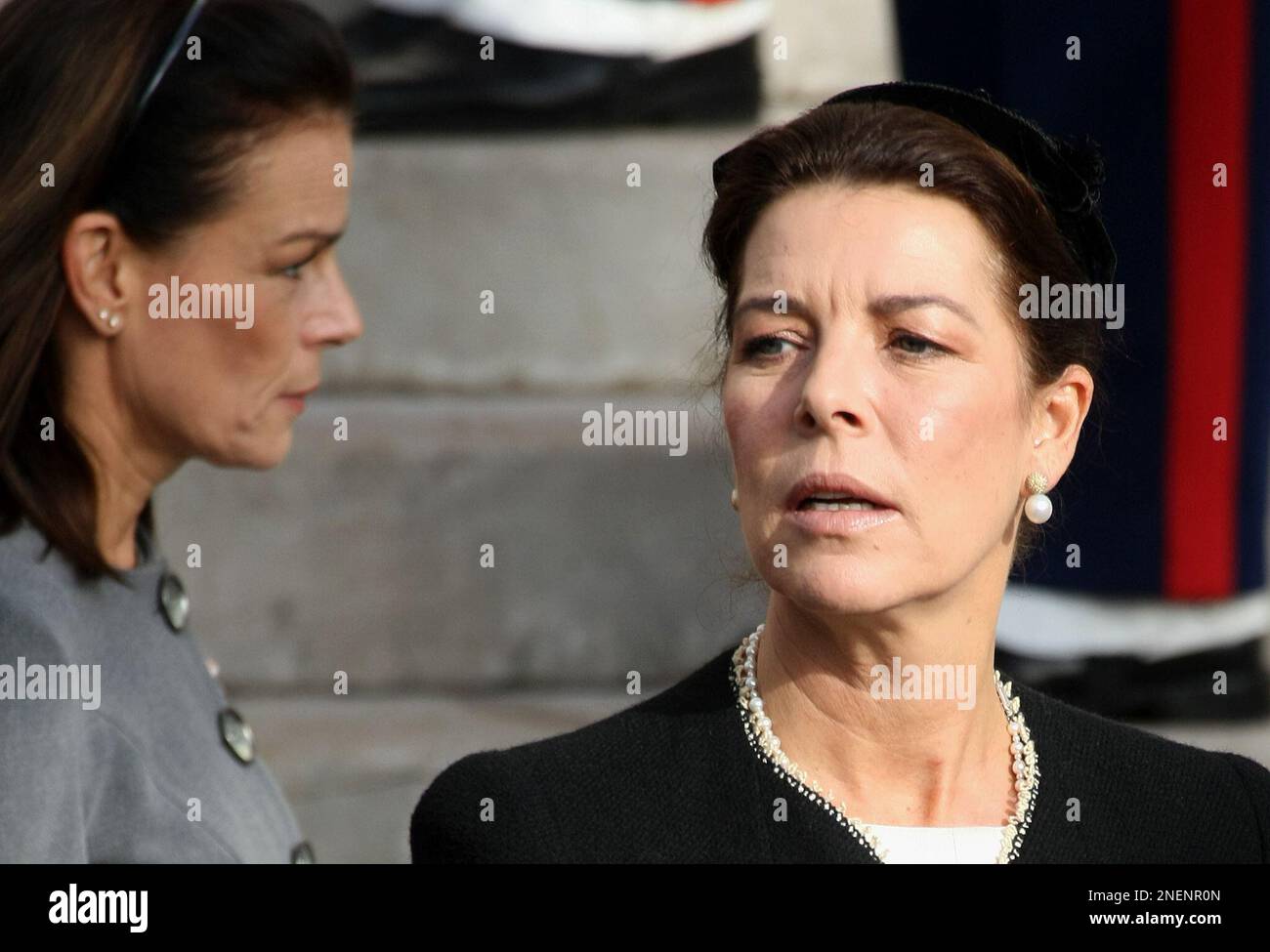 Princess Caroline of Hanover, right , and Princess Stephanie of Monaco ...
