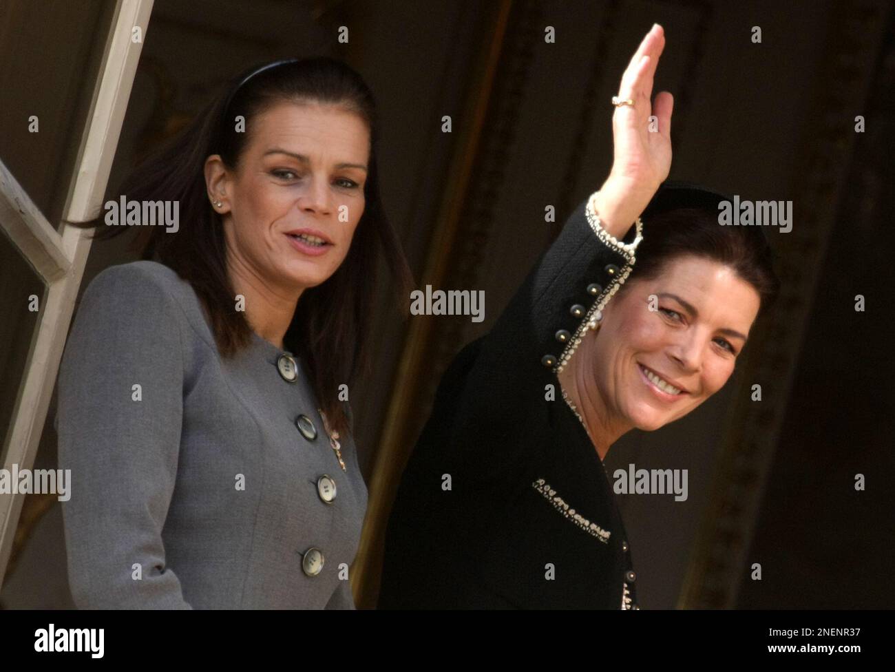 Princess Caroline of Hanover, right, and Princess Stephanie of Monaco ...