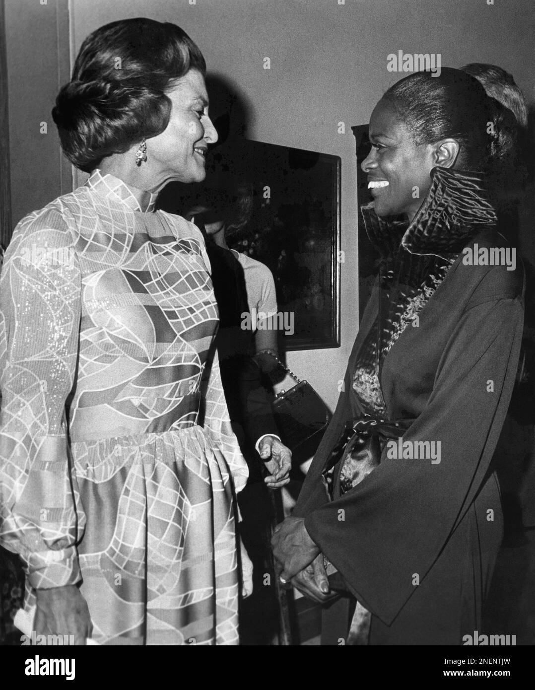 The nation?s First Lady, Mrs. Betty Ford, chats with Emmy-award winning ...