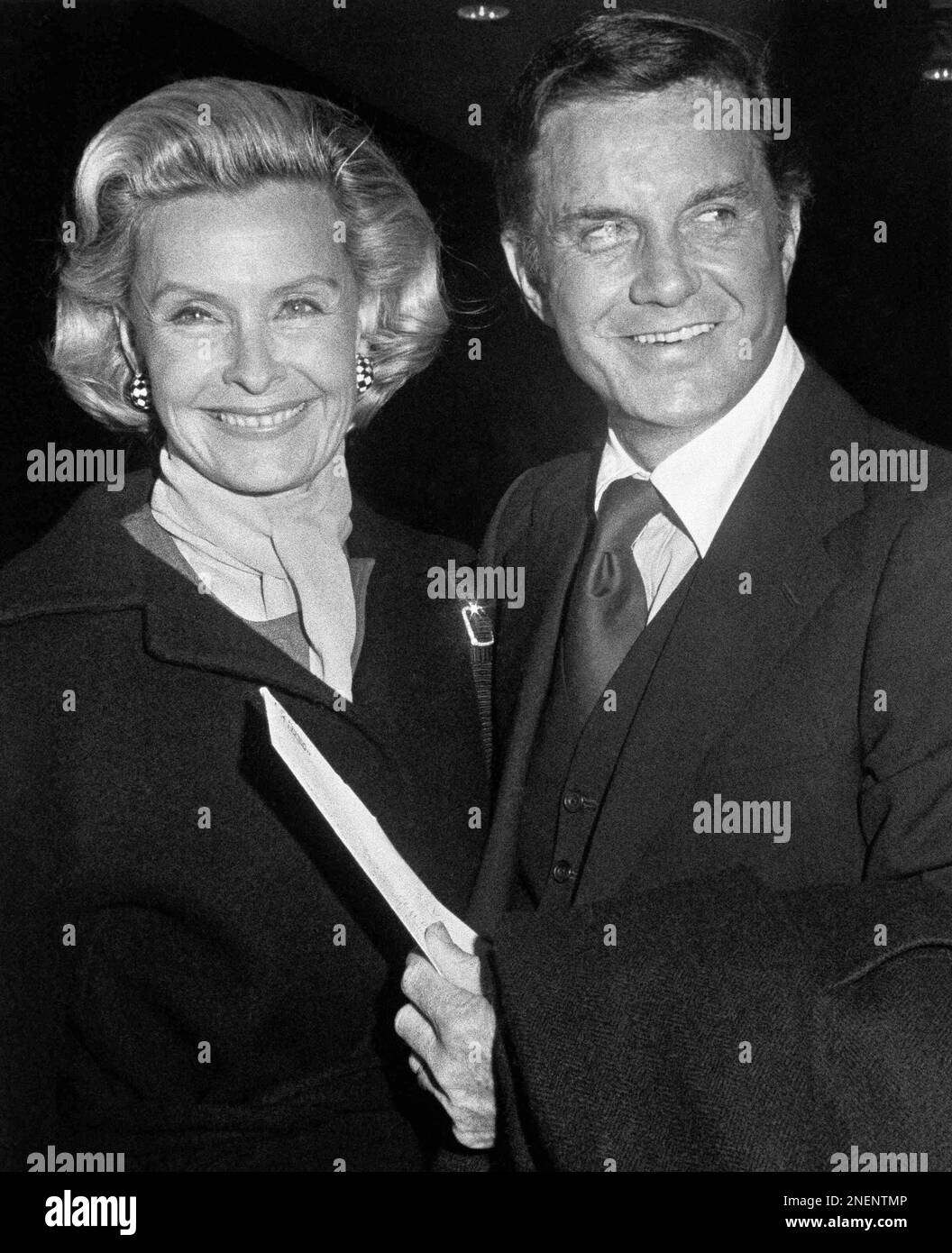Cliff Robertson is shown with his wife Dina Merrill, Nov. 1977. (AP ...