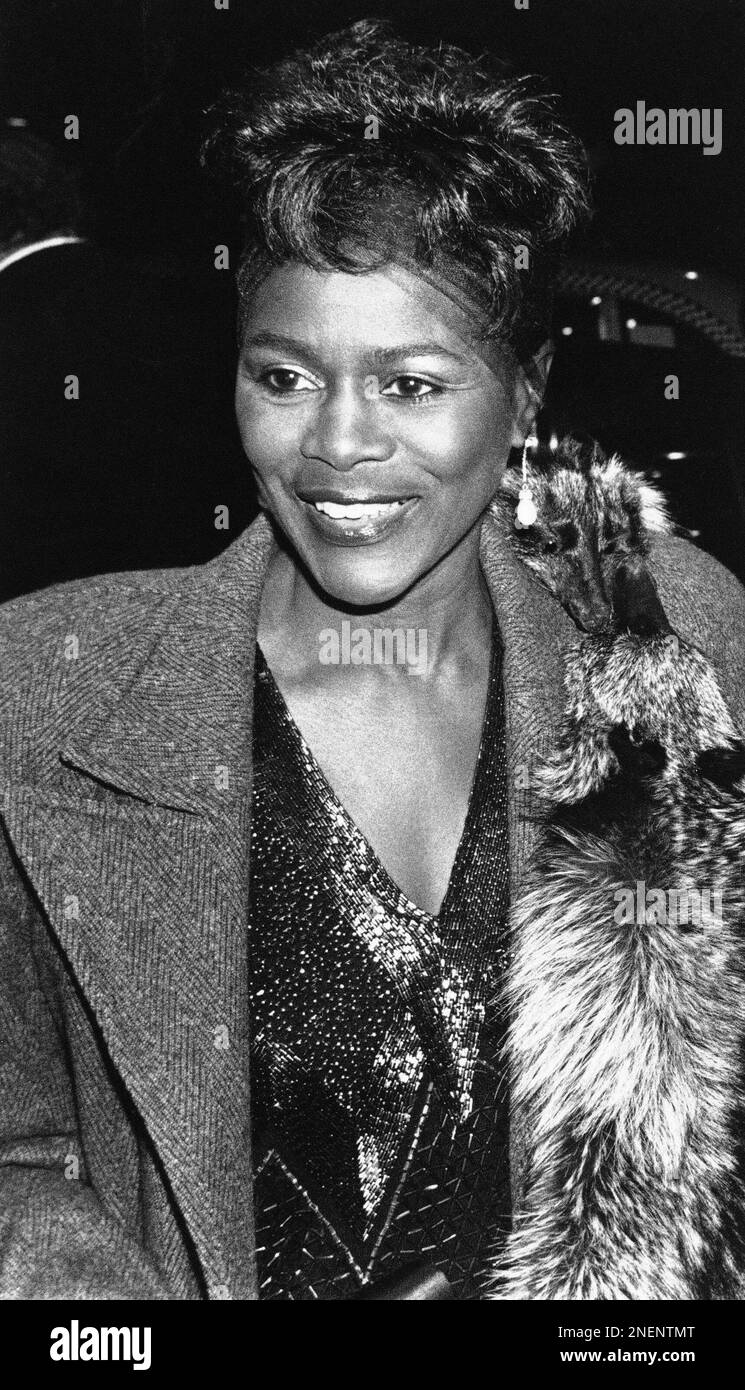 Actress Cicely Tyson in 1983. (AP Photo Stock Photo - Alamy