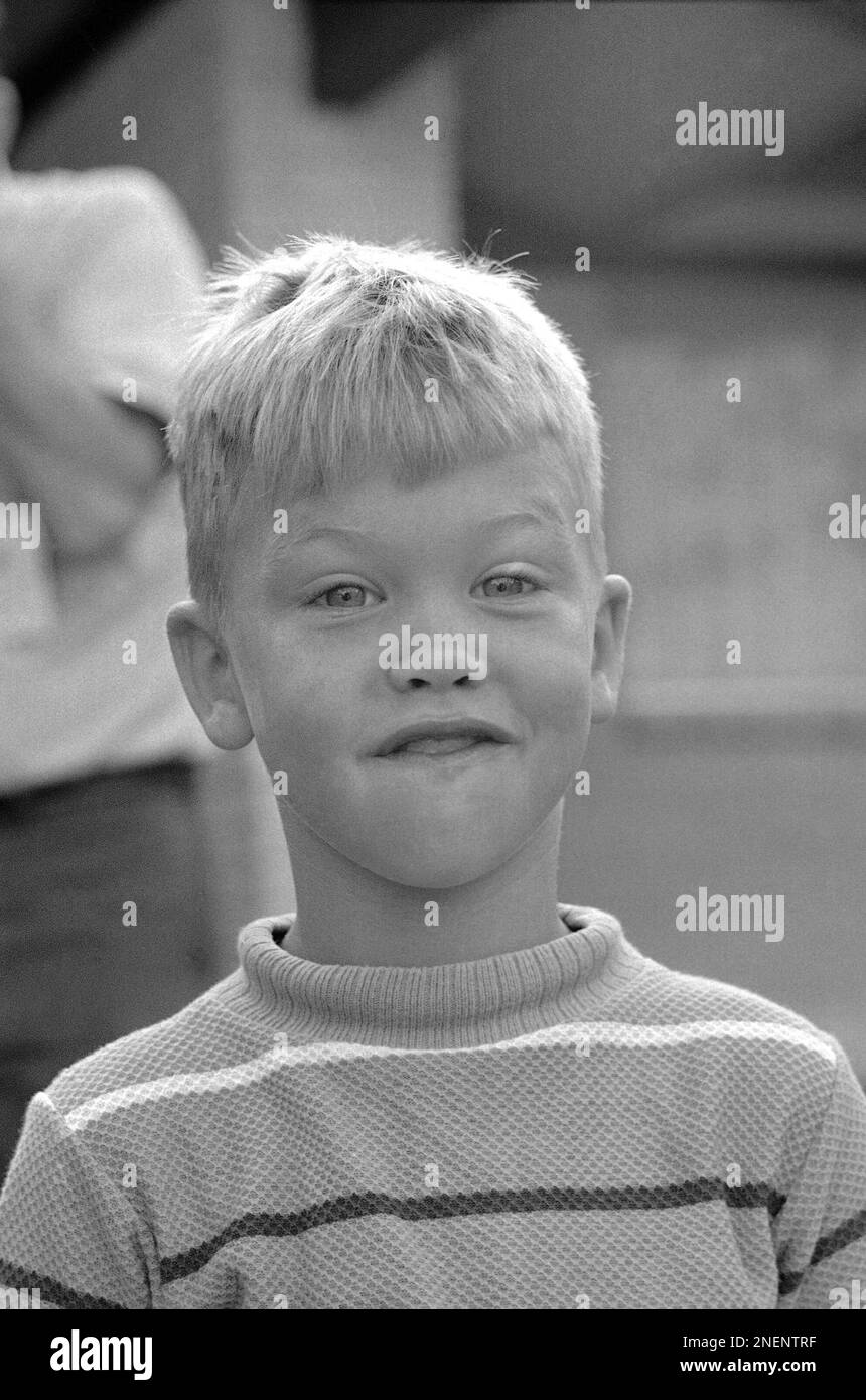 Mike Collins, six-year-old of Apollo 11 Astronaut and Mrs. Michael ...