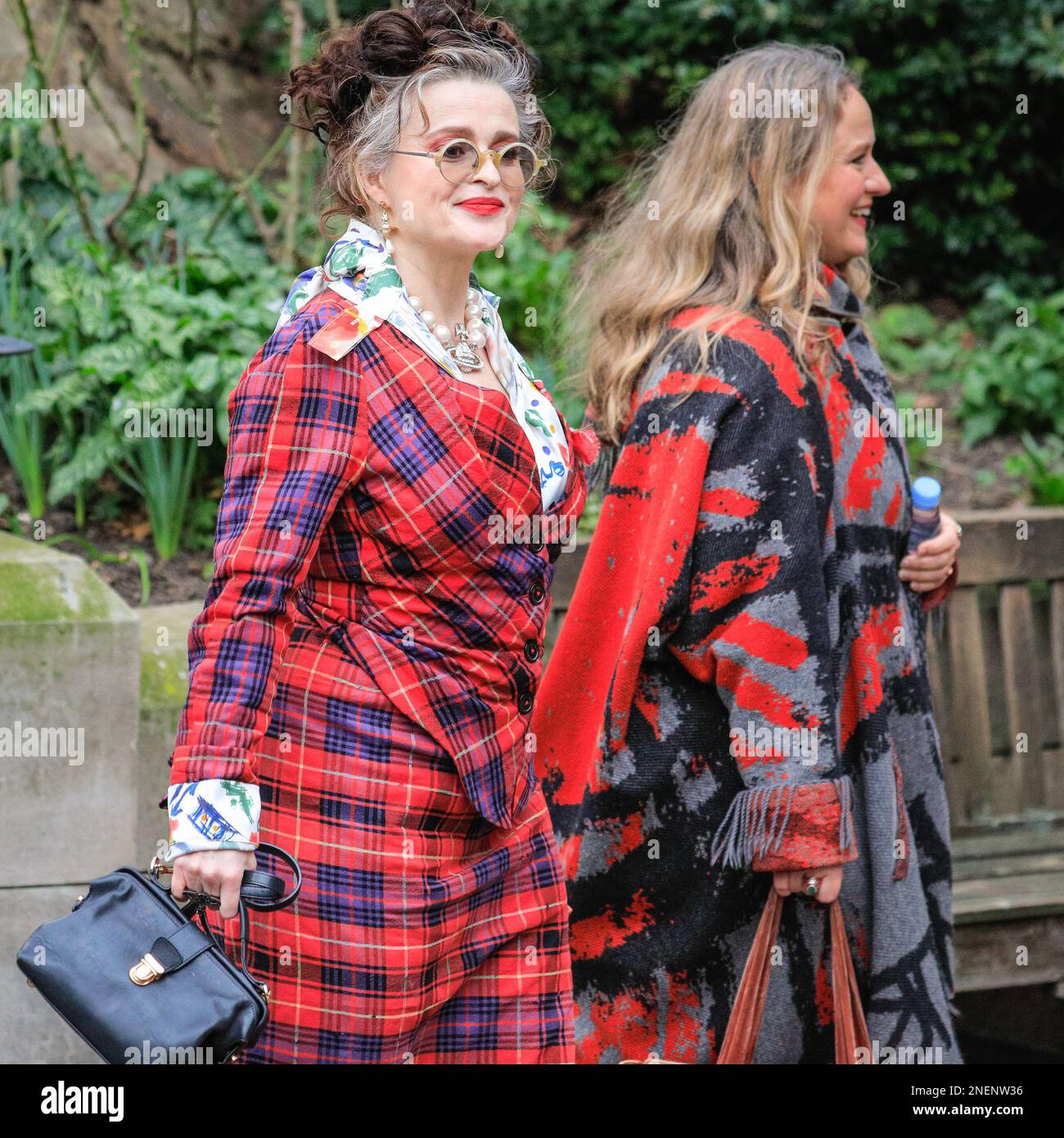 London, UK. 16th Feb, 2023. Helena Bonham-Carter. Mourners, friends and ...