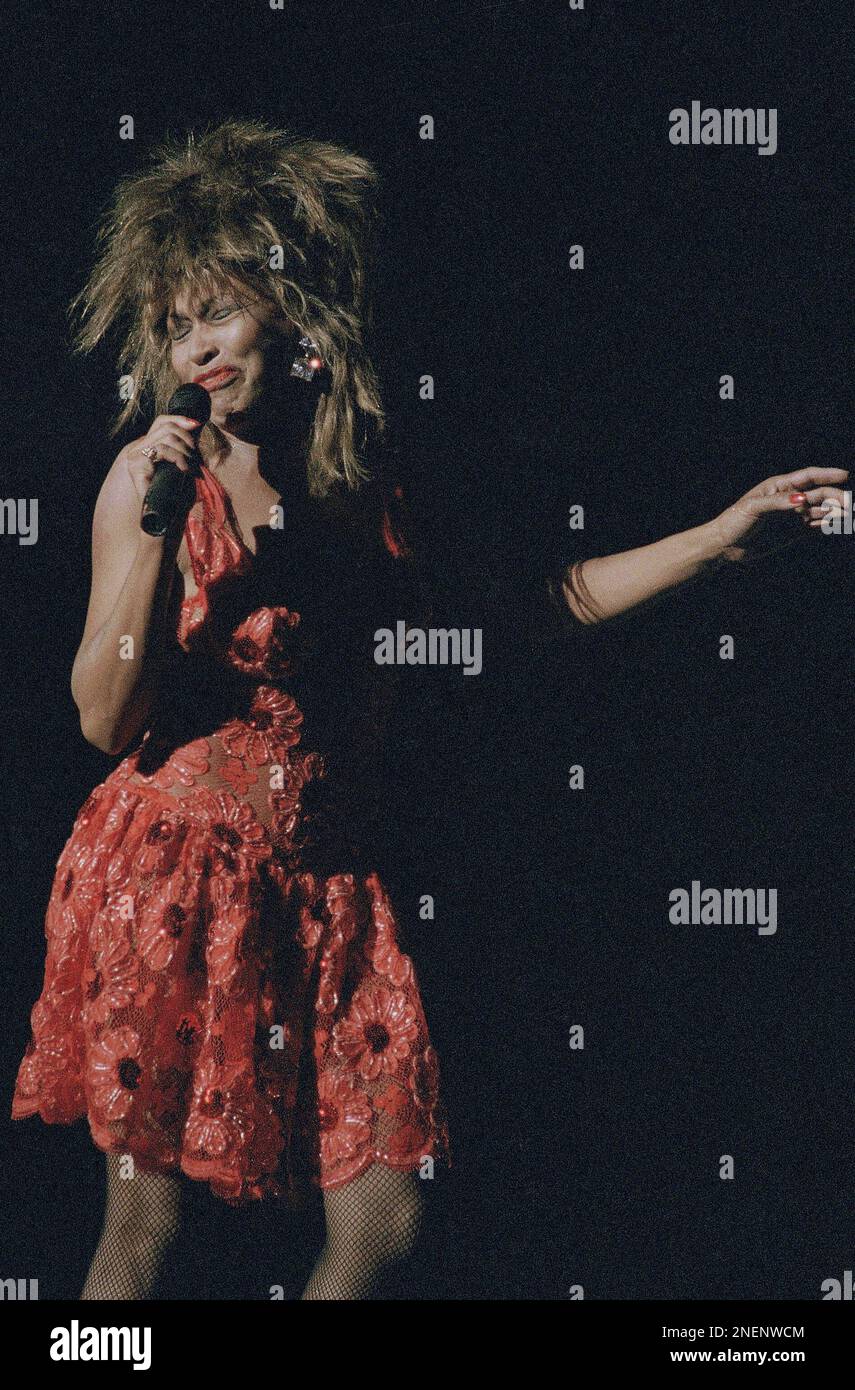 Tina Turner (Singer), shown at the American Music Awards on Jan. 28 ...