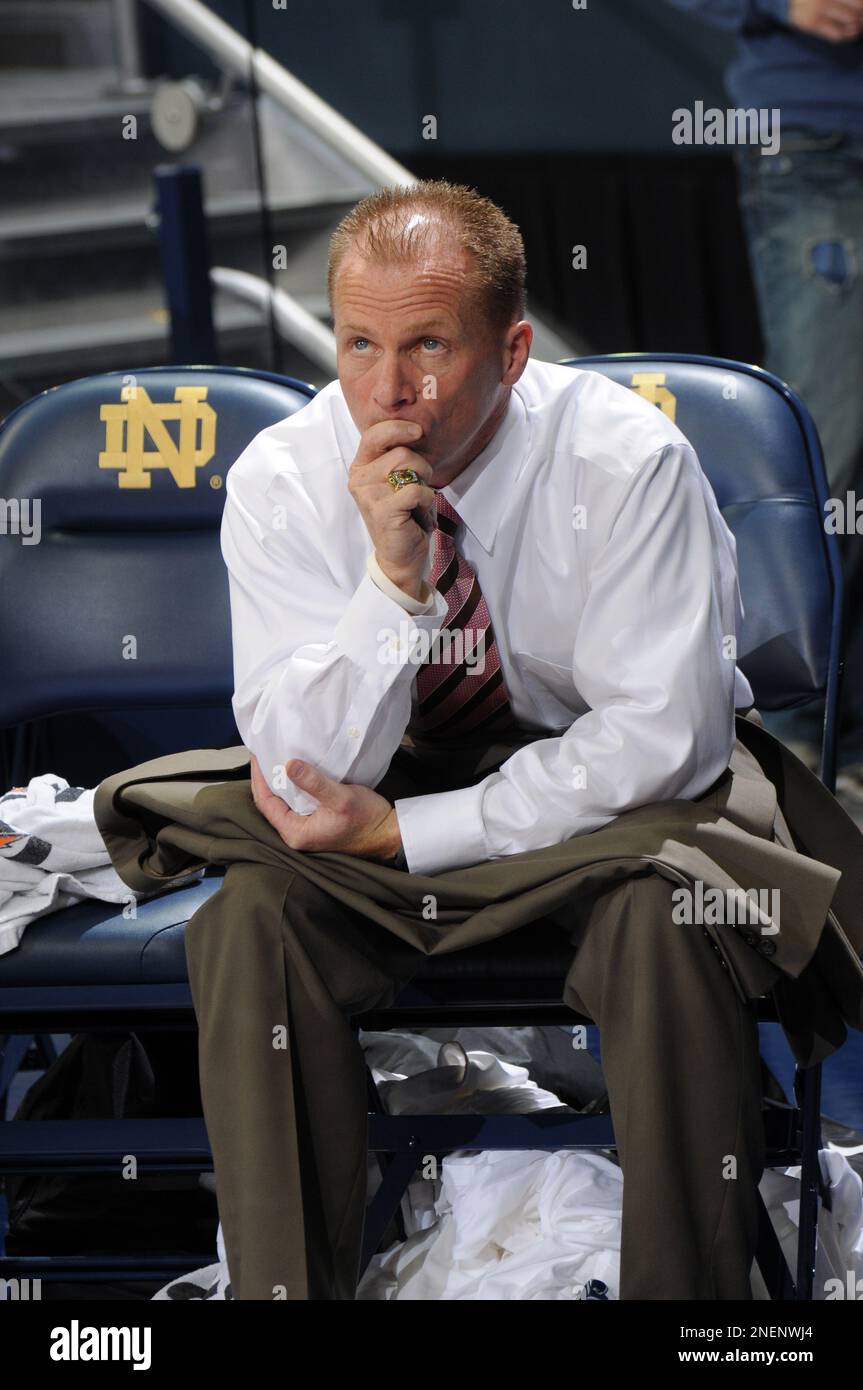 North Florida coach Matthew Driscoll gathers his thoughts after the ...
