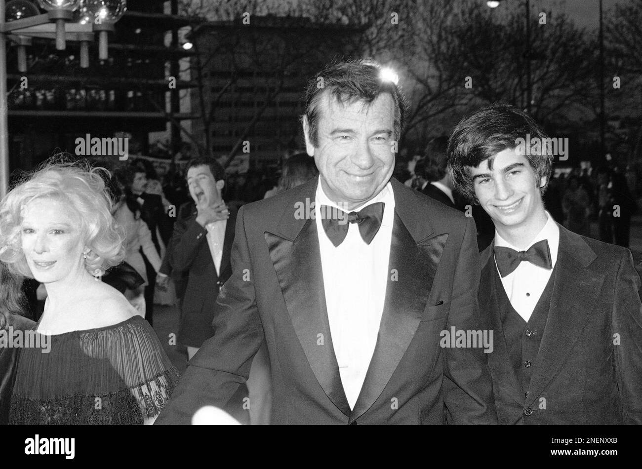 Actor Walter Matthau with his family in 1978. (AP Photo Stock Photo - Alamy