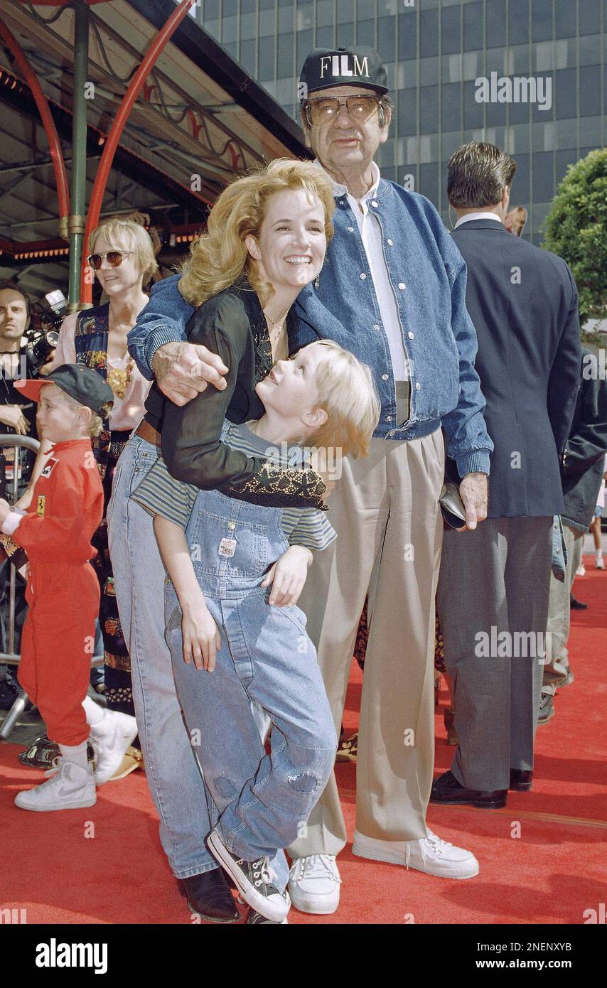 Stars of the new movie ?Dennis the Menace? Walter Matthau, right, who ...