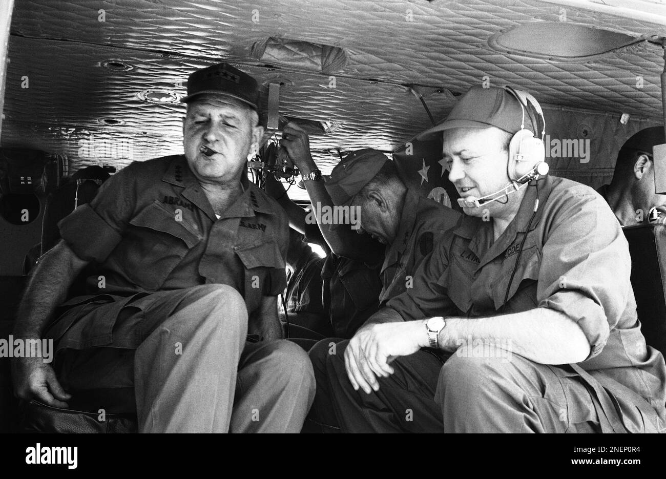 Visiting Secretary of Defense Melvin R. Laird, right, and U.S ...