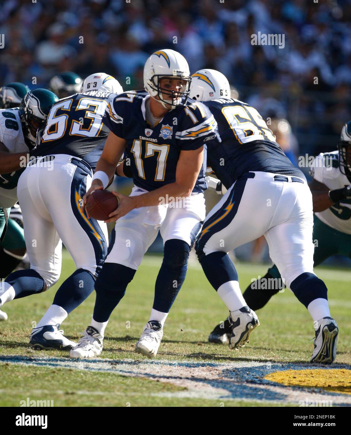 San Diego Chargers quarterback Philip Rivers during a NFL football game ...