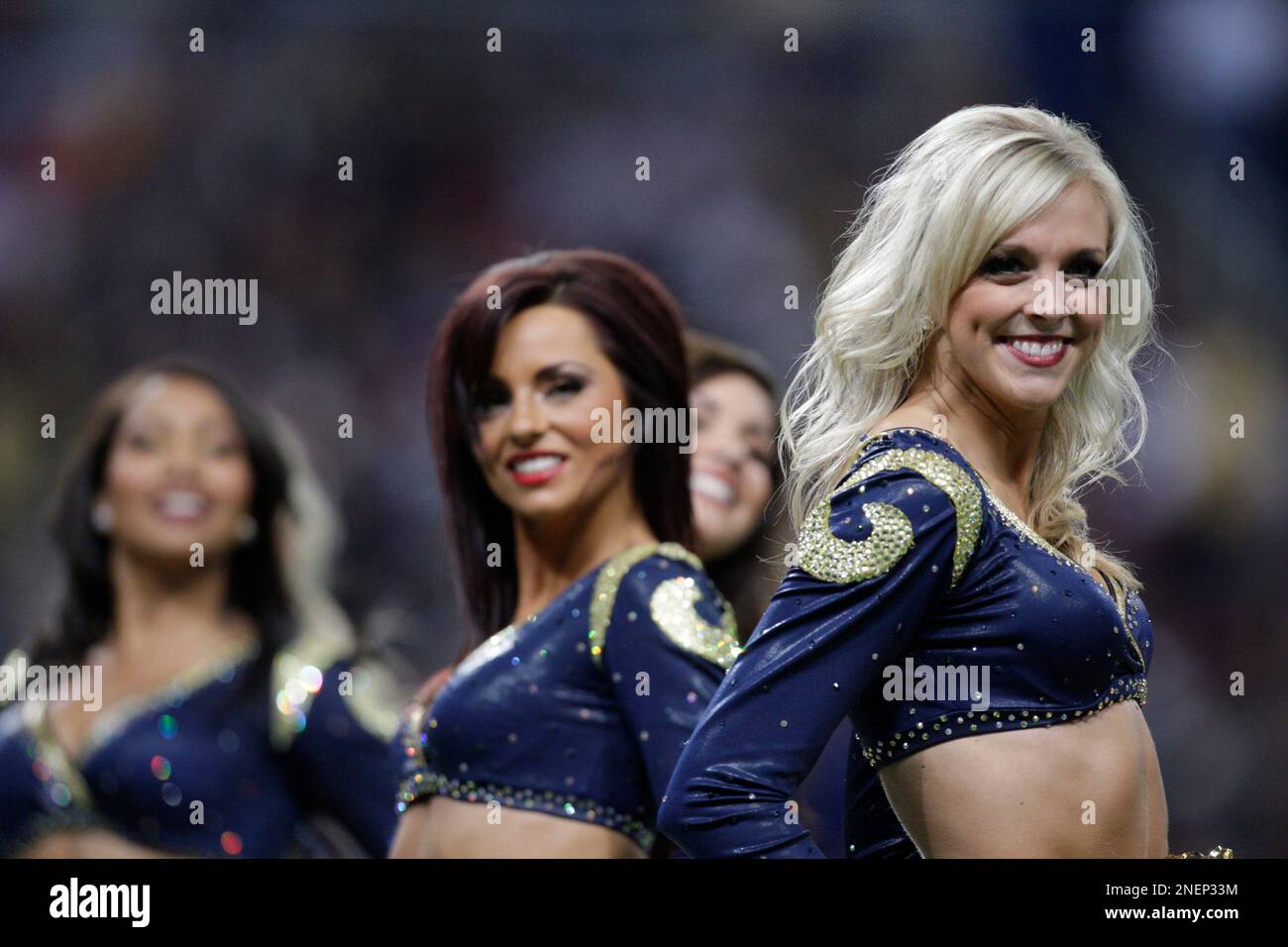 St. Louis Rams cheerleaders perform during the third quarter of an NFL ...