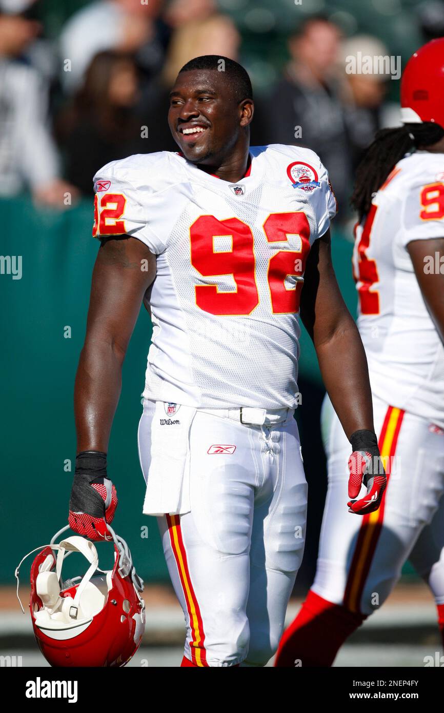 Kansas City Chiefs' Wallace Gilberry (92) before an NFL football game ...