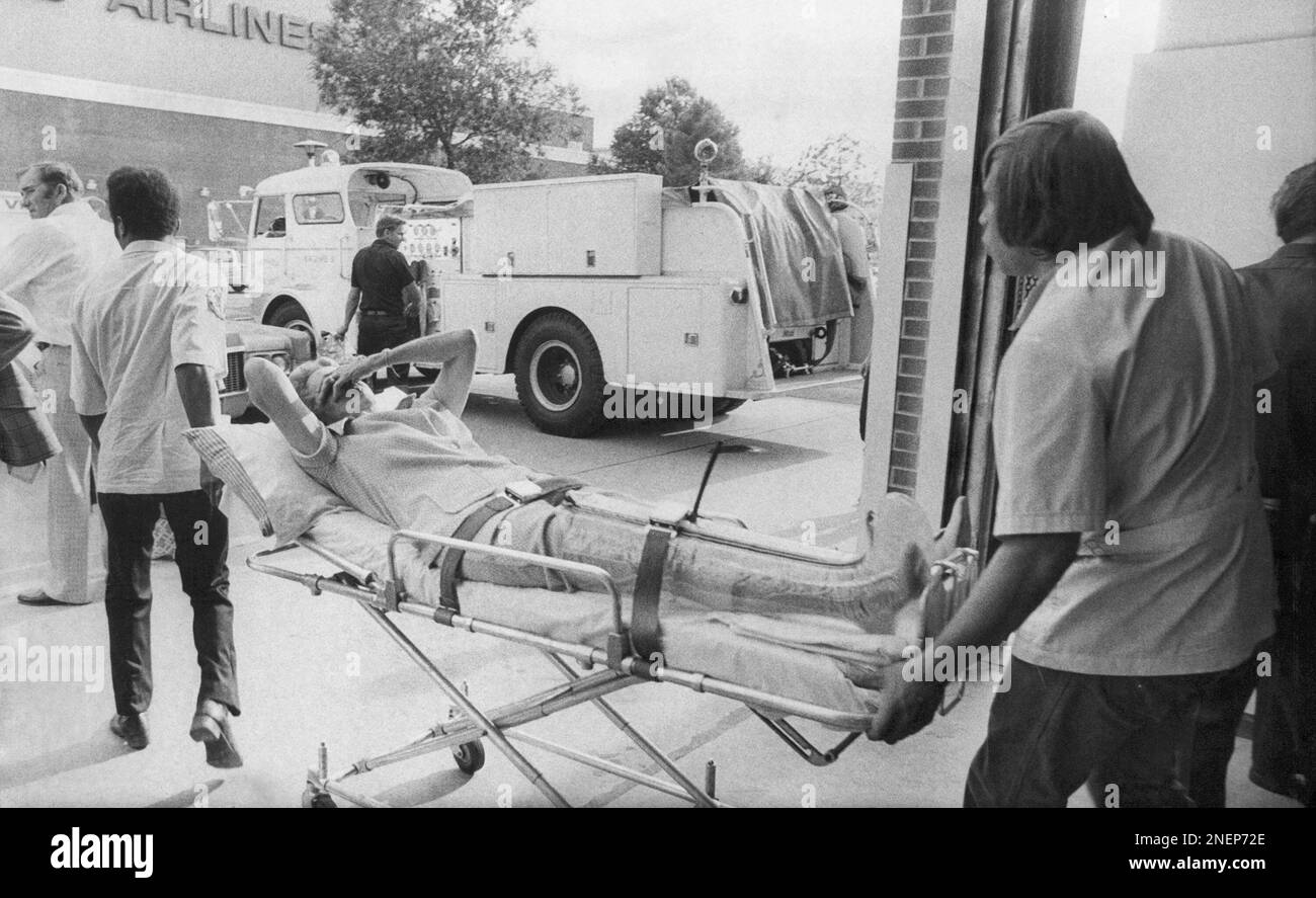 A woman injured in the crash of a Continental Airlines 727 plane crash ...