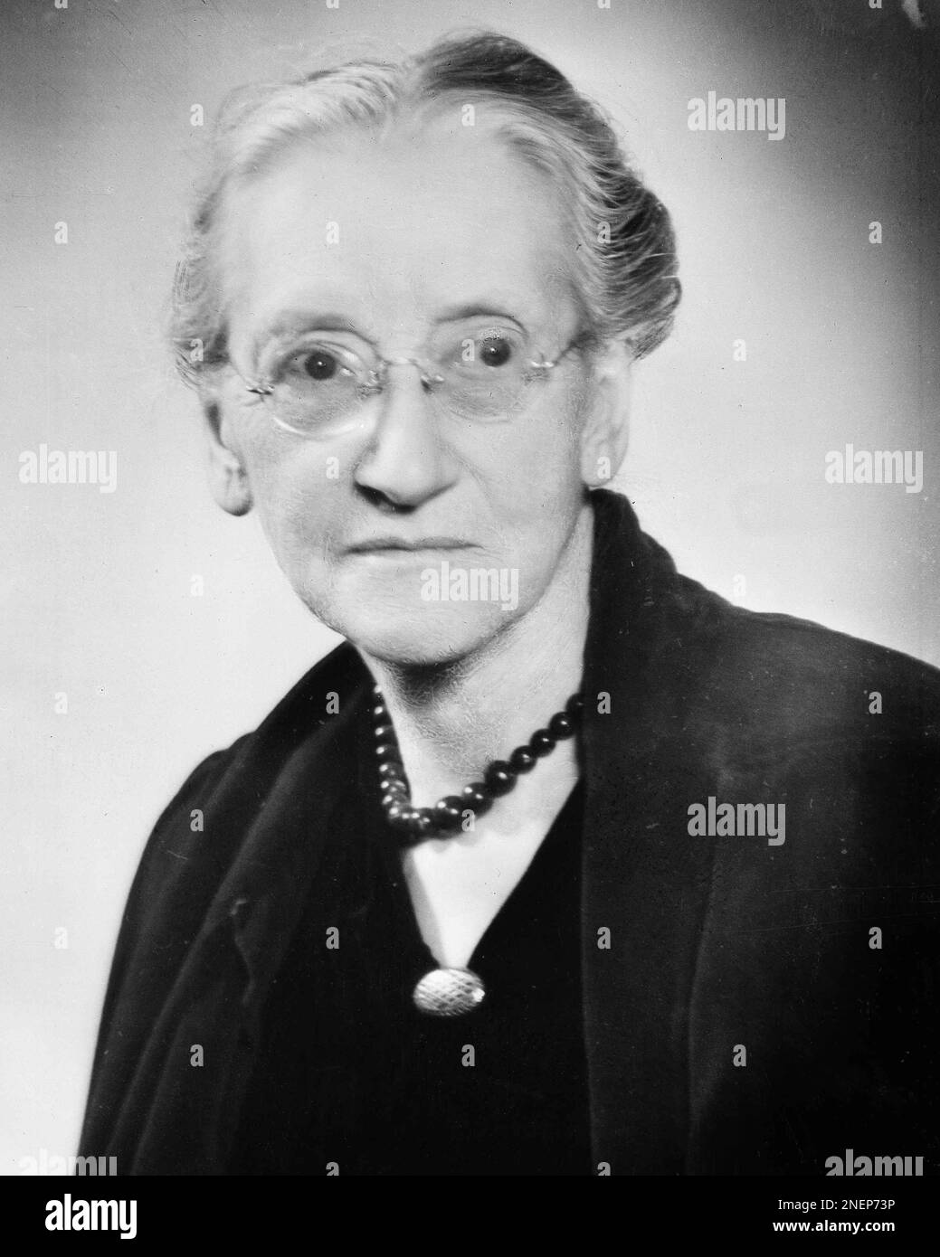 Emily Greene Balch of Wellesley, Mass., joint winner of the Nobel Prize ...