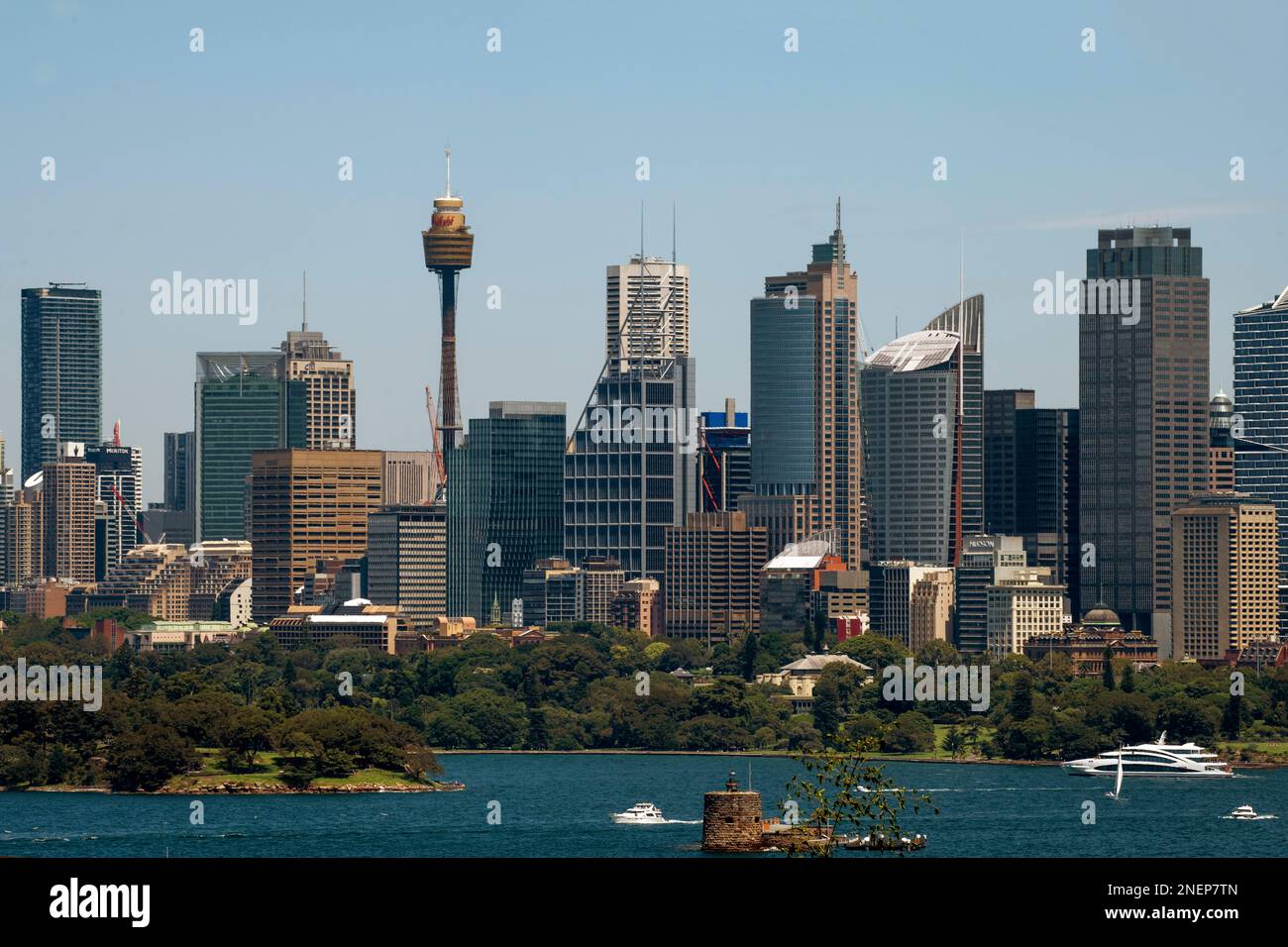 Sydney City Skyline with different buildings of Sydney, NSW, Australia ...
