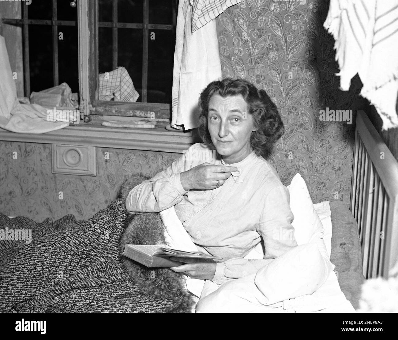 Frau Wilhelm Frick, widow of the former Nazi Minister of Interior who ...
