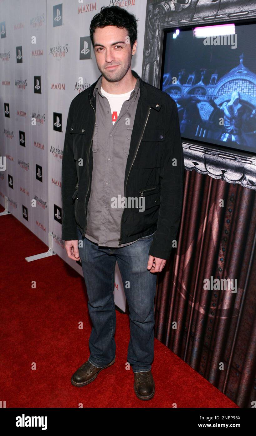 Scott Reed arrives at the Maxim and Ubisoft Assassin's Creed II Launch ...