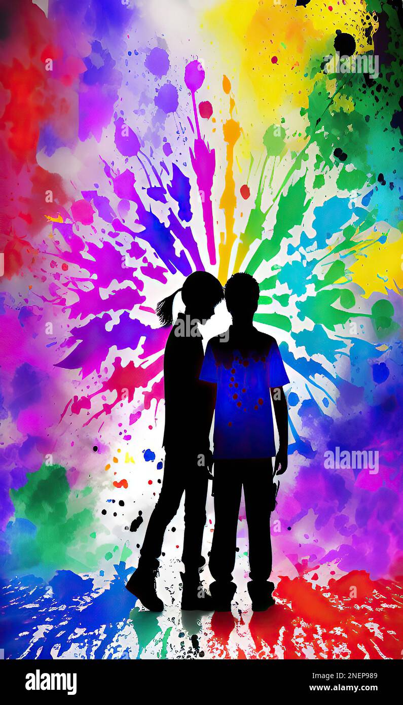 Neurodiversity rainbow hi-res stock photography and images - Alamy