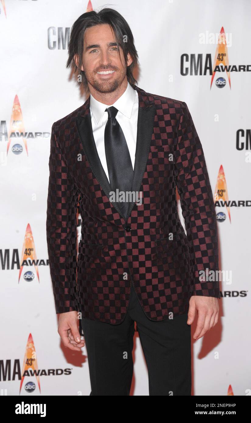 Country artist Jake Owen attends the 43rd Annual Country Music Awards ...