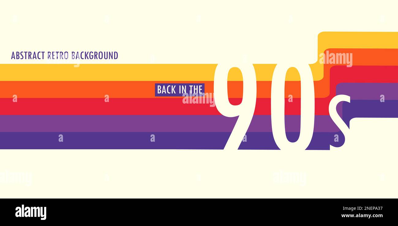 Abstract retro background back in the 90s Stock Vector Image & Art - Alamy