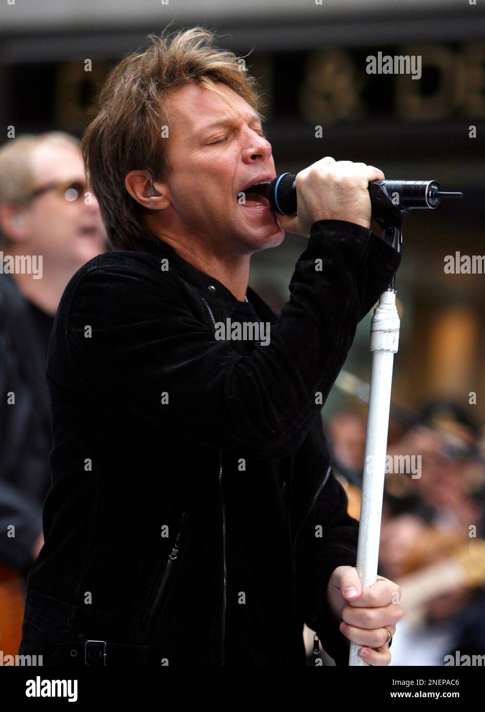 Singer Jon Bon Jovi performs with Bon Jovi on NBC's "Today" in New York ...