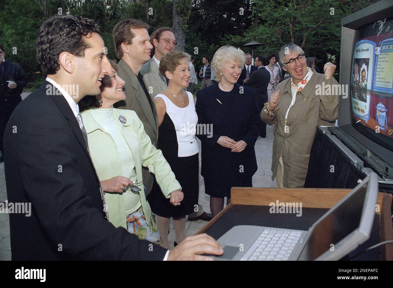From left to right are: Ken Faier of Kidscreen, Lisa Olfman of ...