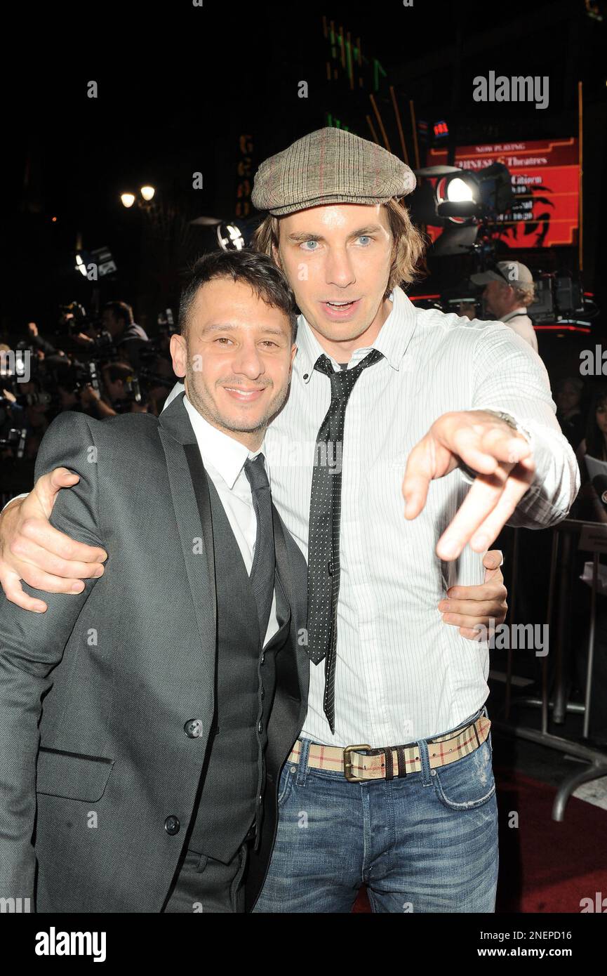 Andrew Panay, at left, and Dax Shpard arrive to the premiere of Old ...