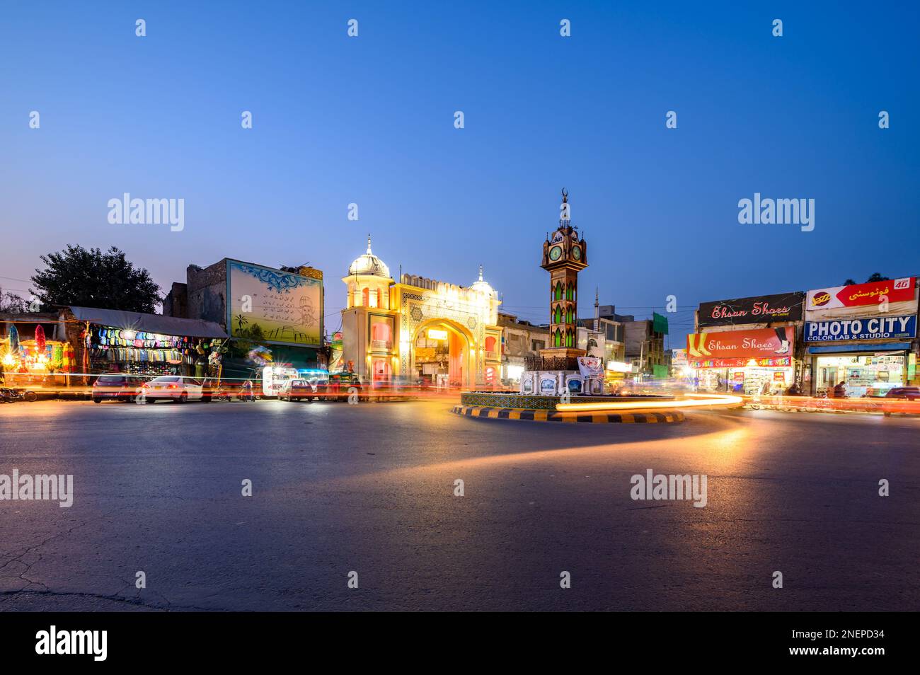 BAHAWALPUR, PAKISTAN-FEB 24,2020-Fareed Gate is a historical gate of ...