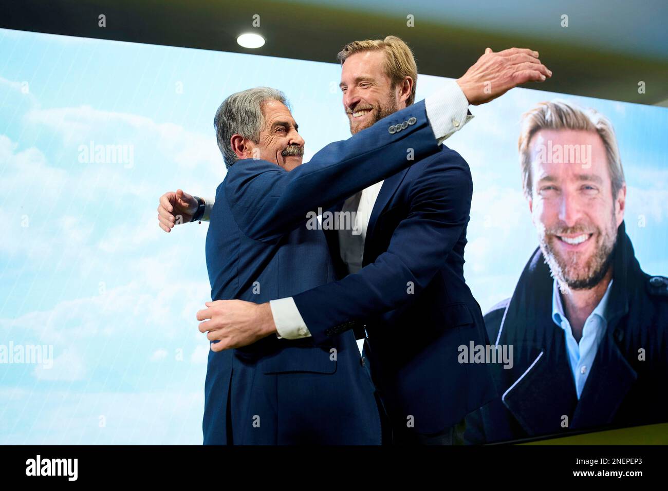 The secretary general of the PRC and president of Cantabria, Miguel ...