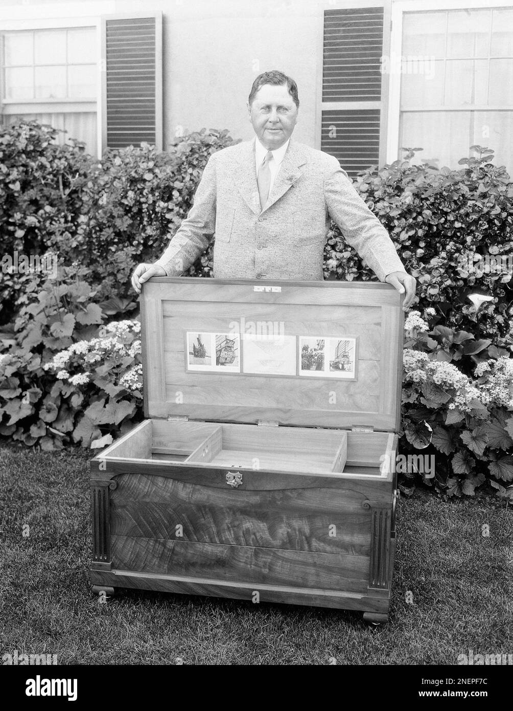 William Wrigley, Jr., wealthy Chicago chewing gum magnate, and owner of ...